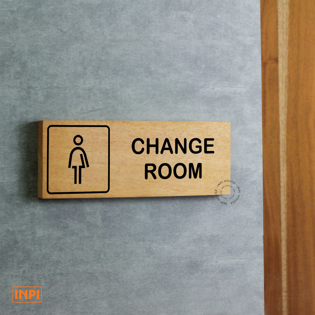 Women change room signage - wall sign - Women's Changing room Marker ...