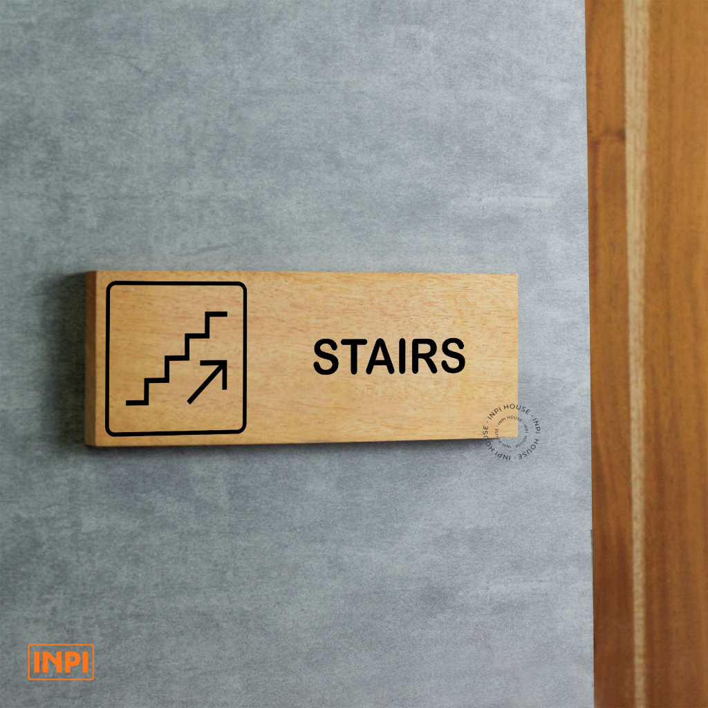 Sign system up stair - wall sign - wayfinger signage - up stair ...