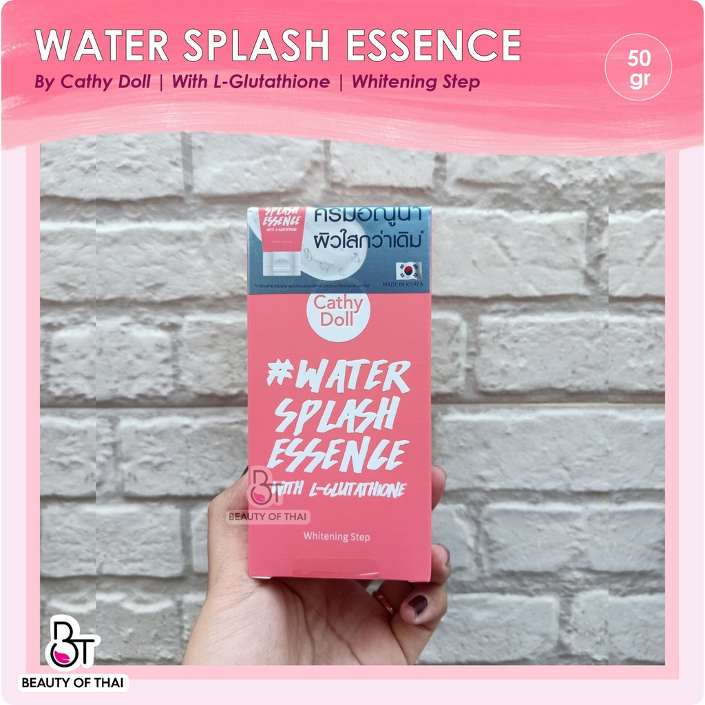 Cathy DOLL WATER SPLASH ESSENCE WITH L - GLUTATHIONE 50gr | Shopee ...