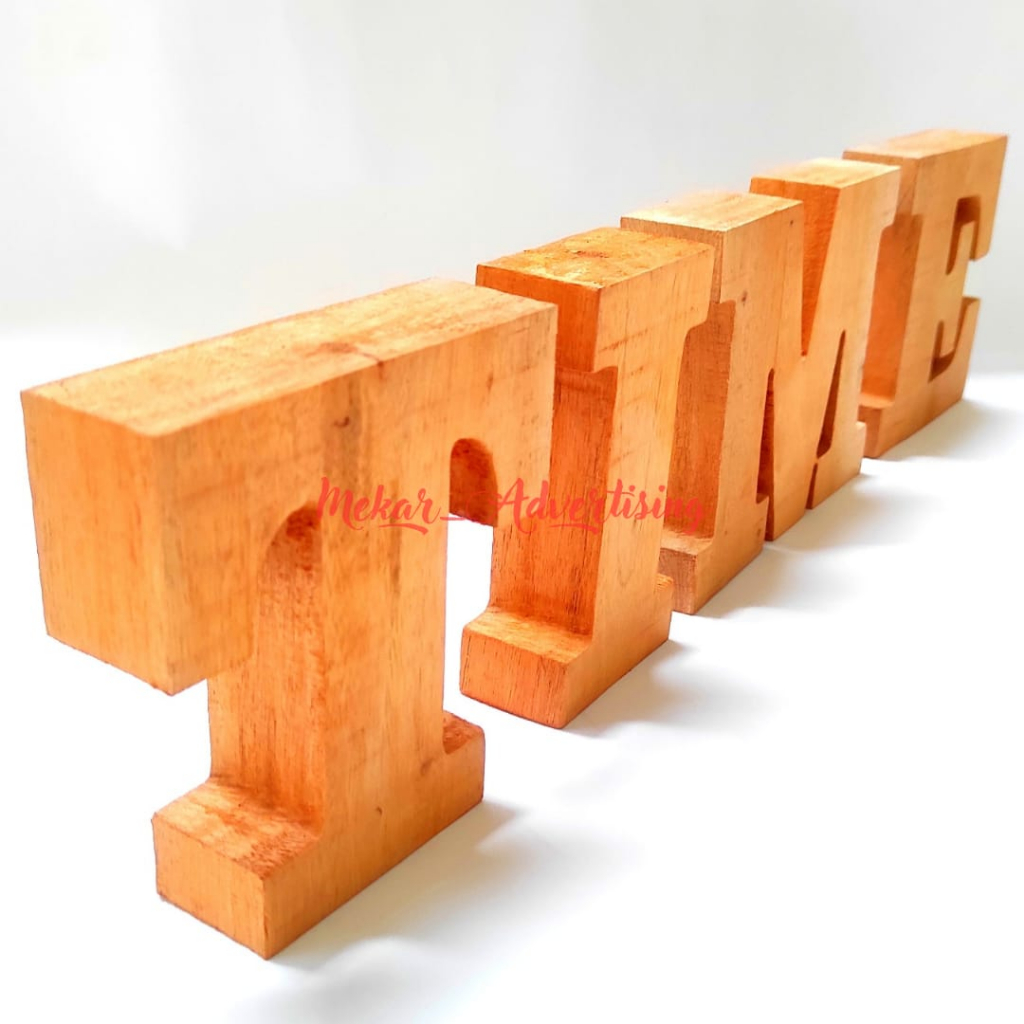KAYU Wooden Letters | Custom Wooden letters | 3cm Thick Wooden Embossed ...