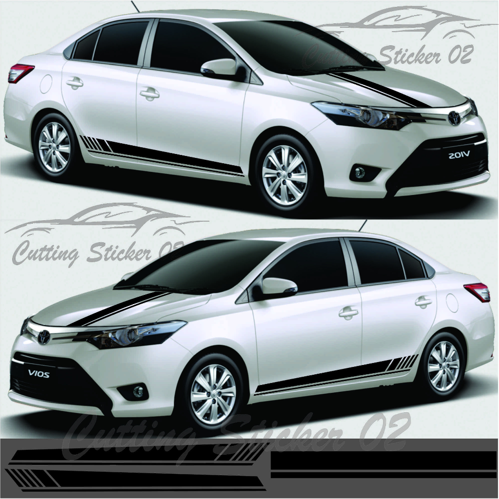 New!! Car STICKER SEDAN VIOS STICKER LIST And Car Hood TOYOTA VIOS FULL ...