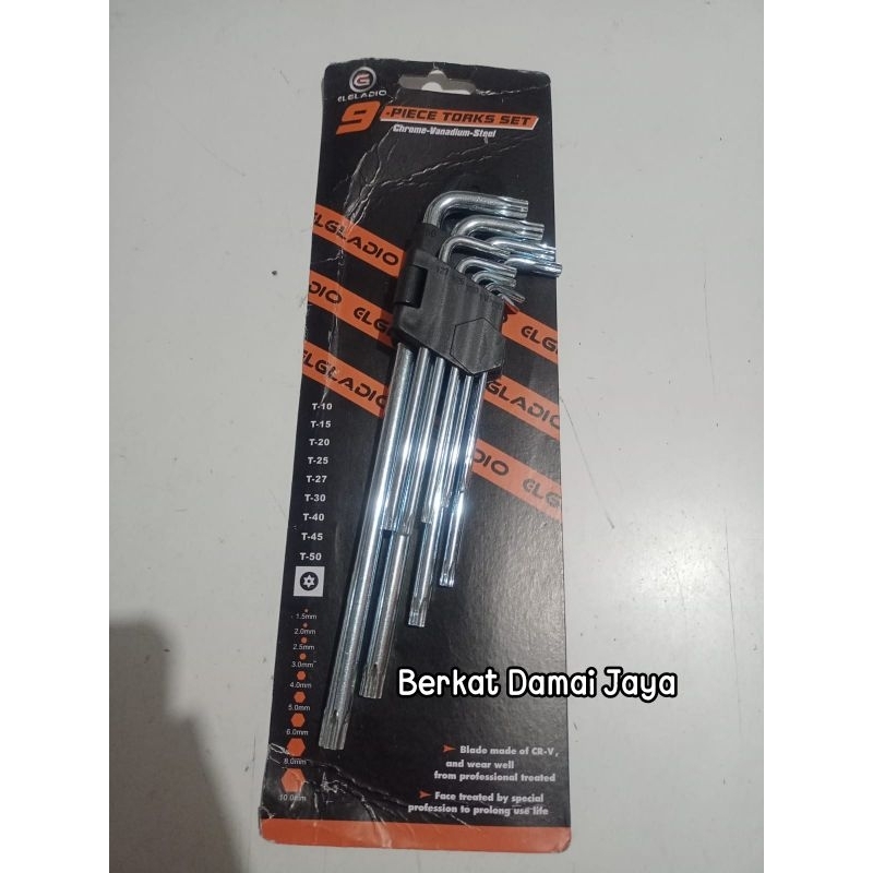 L Star Extra Long Key 9 Pcs | Shopee Philippines