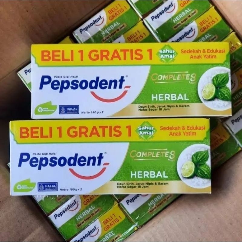 Pepsodent Herbal Toothpaste/Toothpaste 190 gr X 2pcs | Shopee Philippines