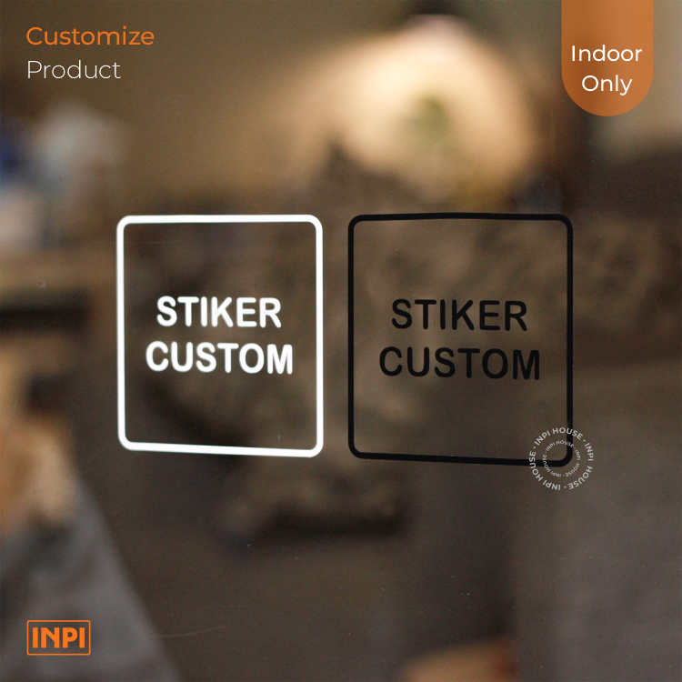 Custom Signage - own custom design - Oracal Doff Cutting Sticker 7x7 cm ...