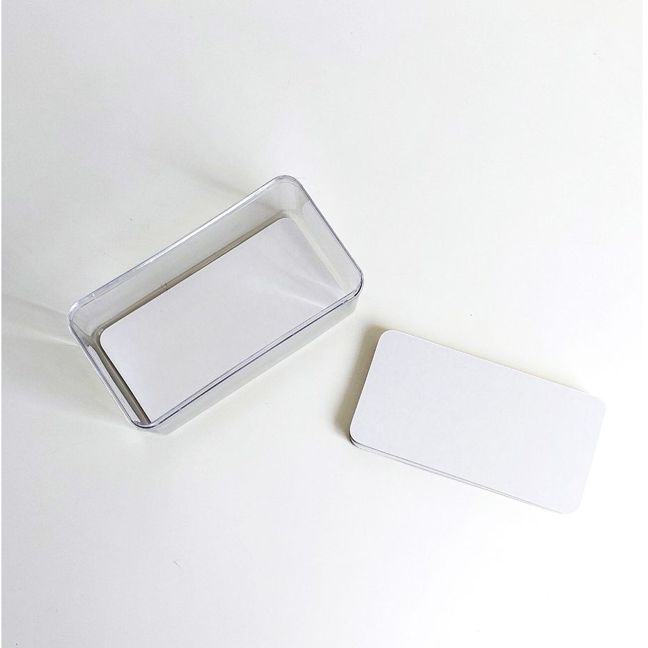 PUTIH (TKJ02 WHITE RECTANGULAR) rectangular jar coasters (100 packs ...