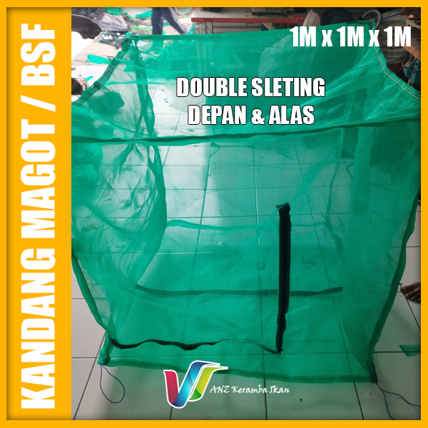 BSF magot cages or fly cages are ready to use double zippers | Shopee ...