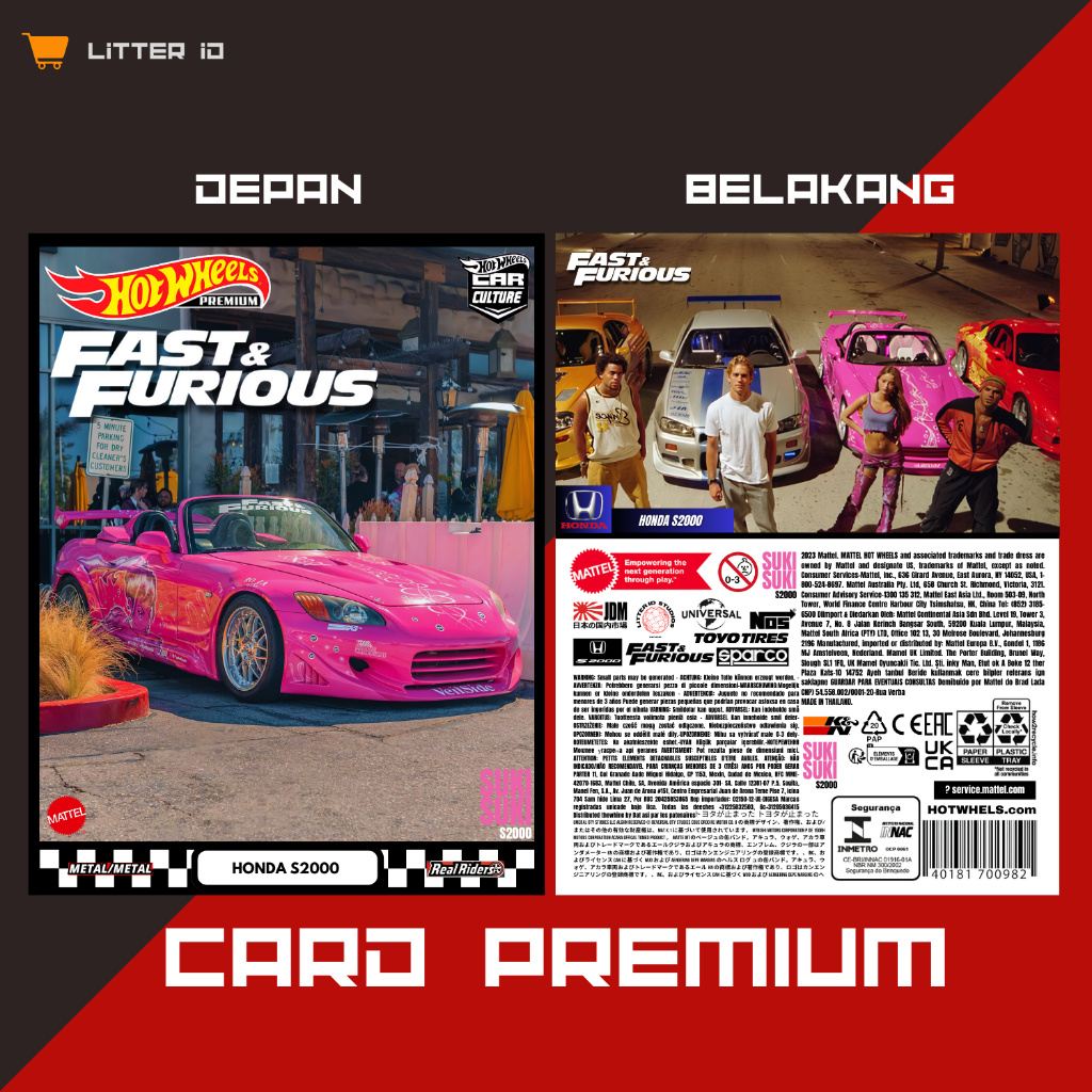 Custom Card Premium Hotwheels Honda S2000 SUKI | Shopee Philippines