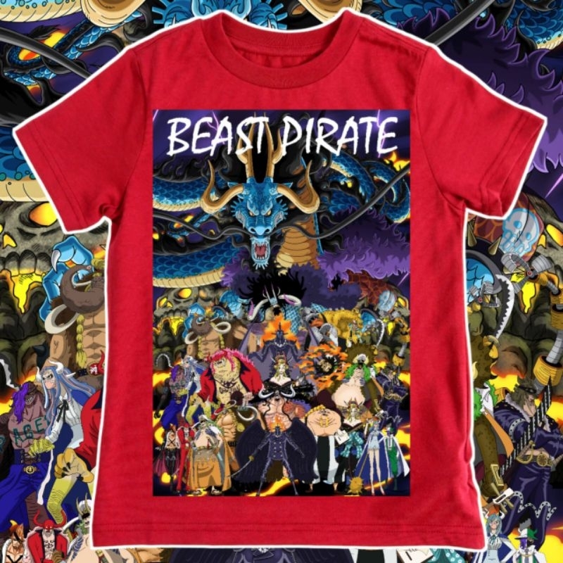 One Piece Beast Pirate kaido t-shirt pre order | Shopee Philippines