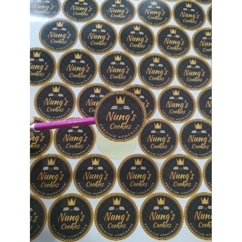 Free Design Waterproof Sticker For Printing | Shopee Philippines