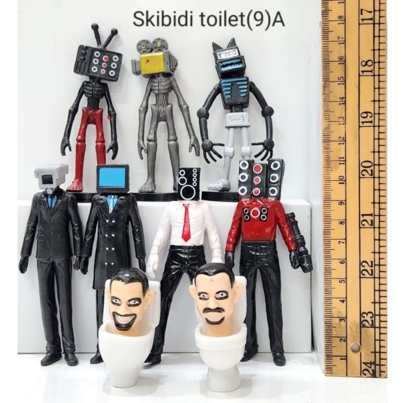 Skibidi Toilet Camera Man Set Action Figure 6-11cm | Shopee Philippines