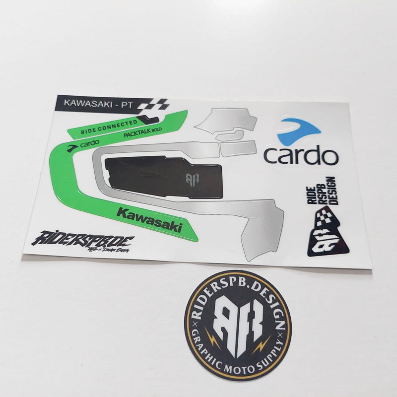 KAWASAKI PT - GARSKIN CARDO PACKTALK BOLD SKINCOVER DECAL STICKER ...