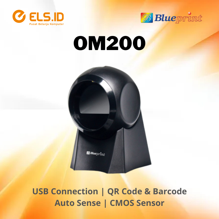 Omni Barcode Scanner OM200 Blueprint 2D Auto Scan QR Code & Barcode ...