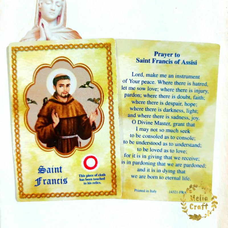 Relic ST. Inspirationskus Asisi - Saint Francis of Asisi Relic - Third ...