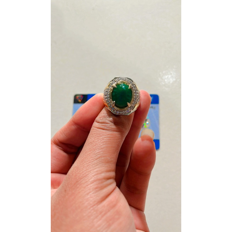 Emerald Beryl Ring Stone (Jamrud) | Shopee Philippines