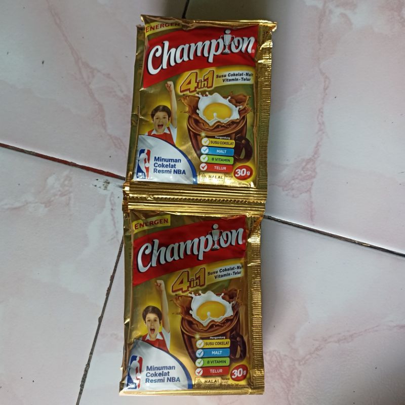 Energen champion Milk 1 Pack Of 10 Sachets | Shopee Philippines