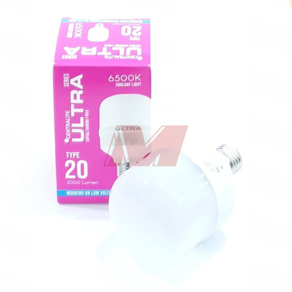 CAHAYA 1 Pack Contains 10 Pcs Centralite ULTRA 20W LED Lamp WHITE Light ...