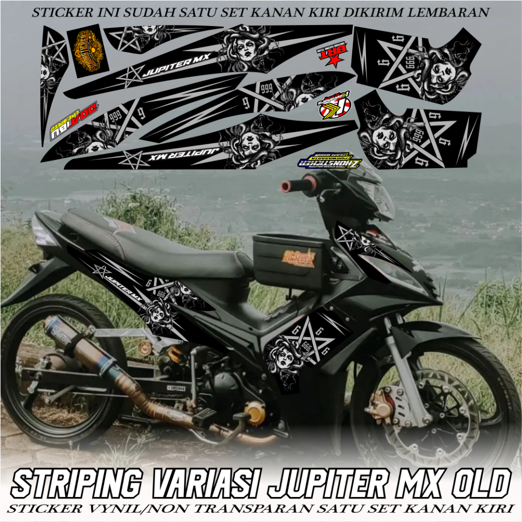 Striping Variations | Yamaha JUPITER MX 135 OLD | Medusa STICKER ...