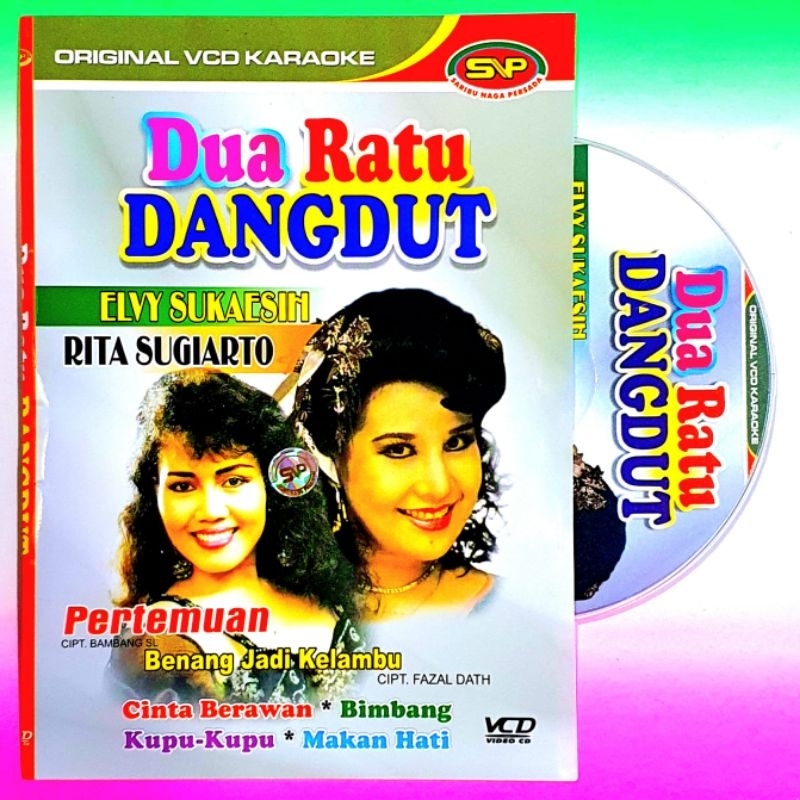 RATU DVD ORIGINAL VCD CASSETTE SONGS KARAOKE DUET QUEEN DANGDUT ORIGINAL KARAOKE VCD CASE-VCD ...