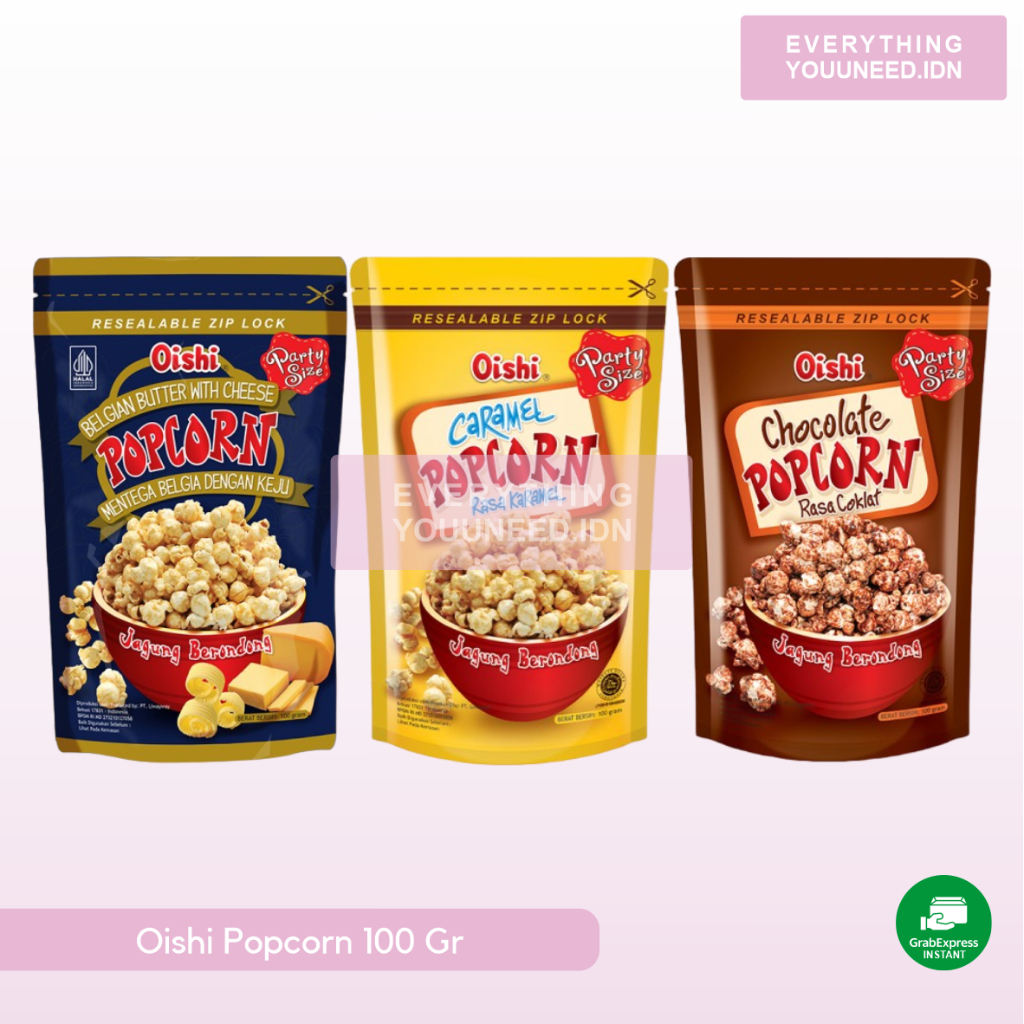Oishi Popcorn All Variants 100 Gr | Shopee Philippines