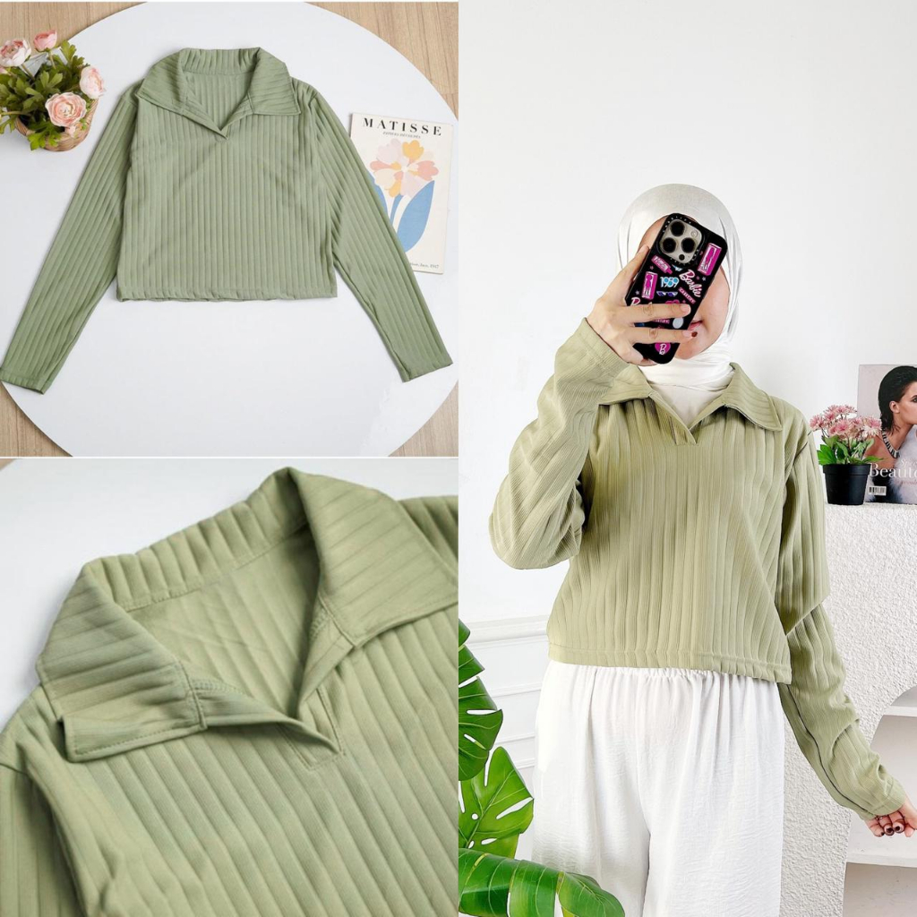 Afi - MC - Vosha Hornet Knit Top | Shopee Philippines