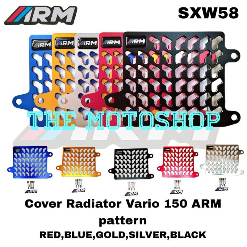 LOKAL Radiator COVER VARIO 150 125/PCX Local ARM Original FULL CNC ...