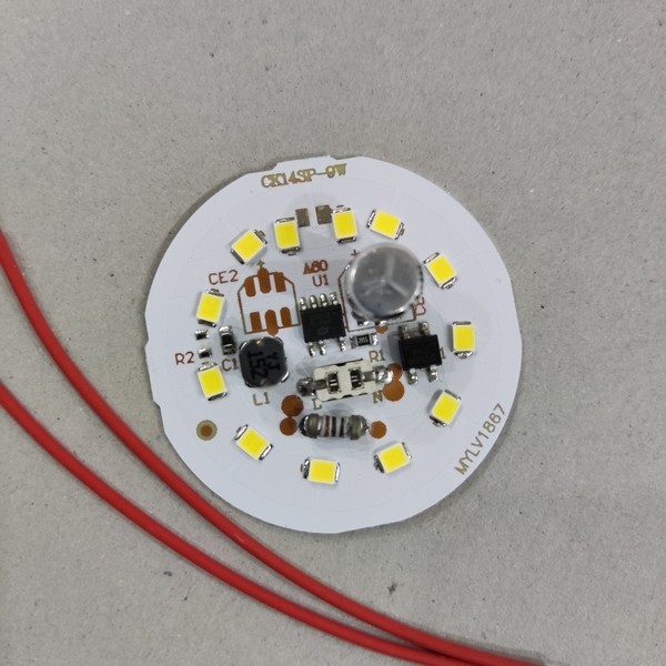 Dob 9W DIY PCB LED Bulb Module 9 watt AC 220 V No Driver Bulb (4pcs ...