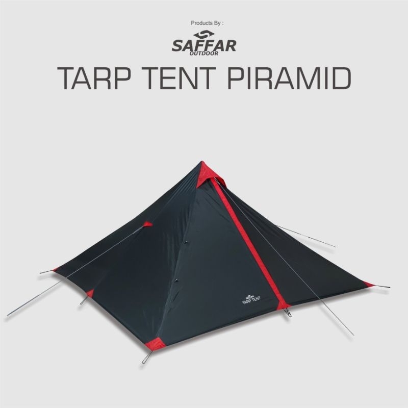 TENDA Camping tent hood 2 tarp tent pyramid ultralight saffaroutdoor ...