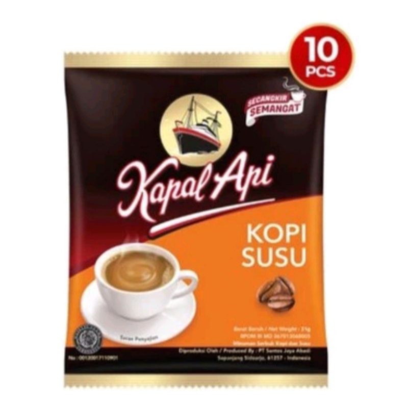 Kapal api Coffee 1 pack contains 10 | Shopee Philippines