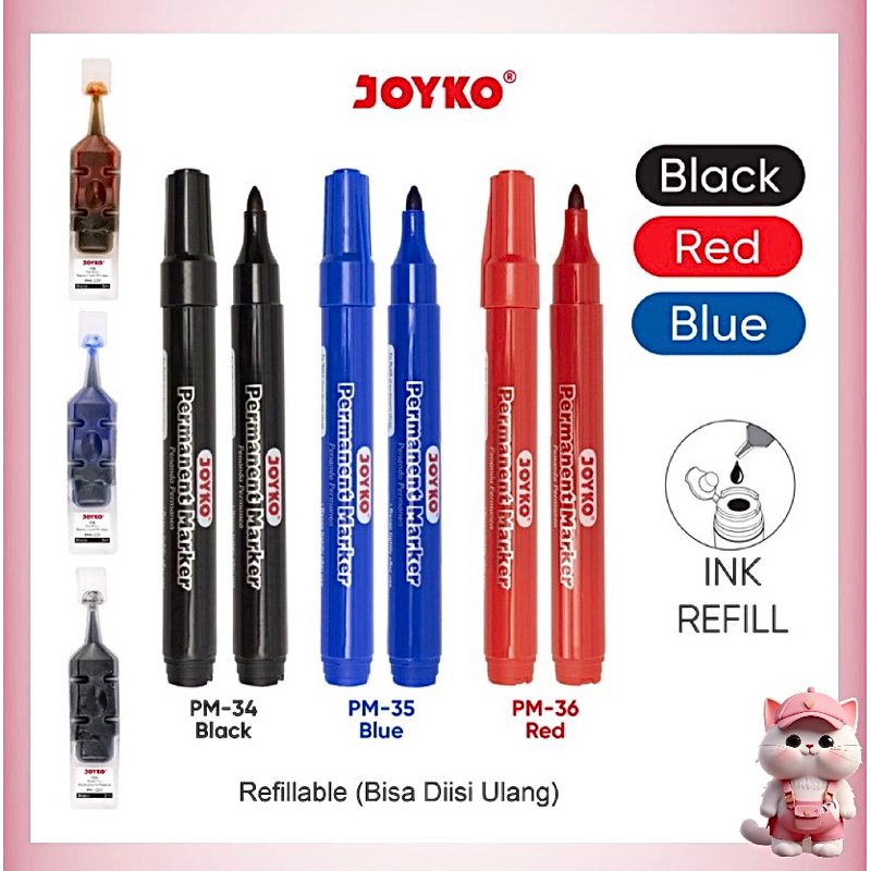 N115 Joyko PM 34RF Permanent Marker (ONE) | Shopee Philippines