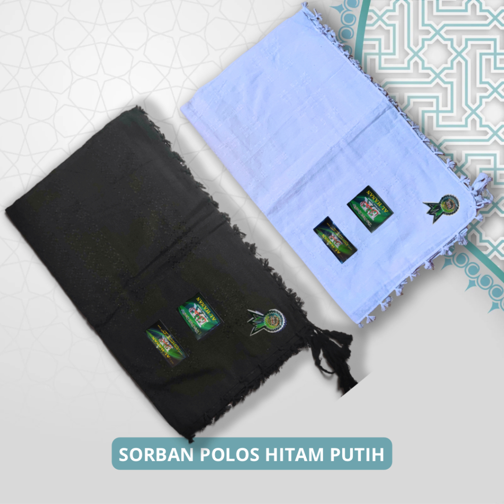 Hajj Turban With Amanah Motif, The Latest Model Of Arabic Turban ...