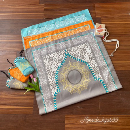 Travel Prayer Mat Travel Prayer Mat pouch Hajj Umrah souvenir Jumbo ...