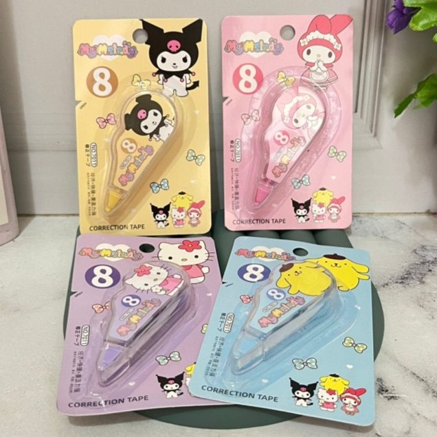 Type X Correction Tape 8 meters / Tip-ex ready 4 pictures of cute ...