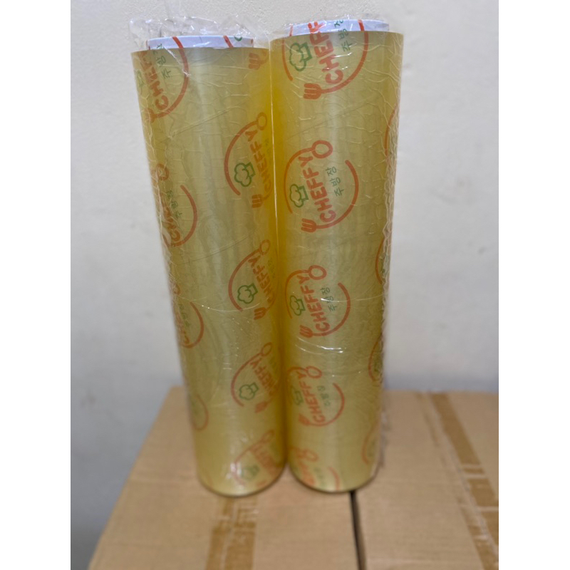 Plastic WRAP FOOD PACKAGING 45 CM X 500M CHEFFY CLING WRAP PLASTIC FOOD ...