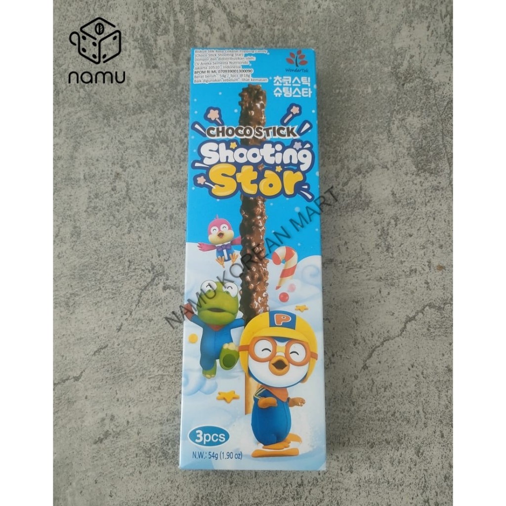 Wondertok Pororo Chocostick Shootingstar 54gr/Popping Candy Chocolate ...