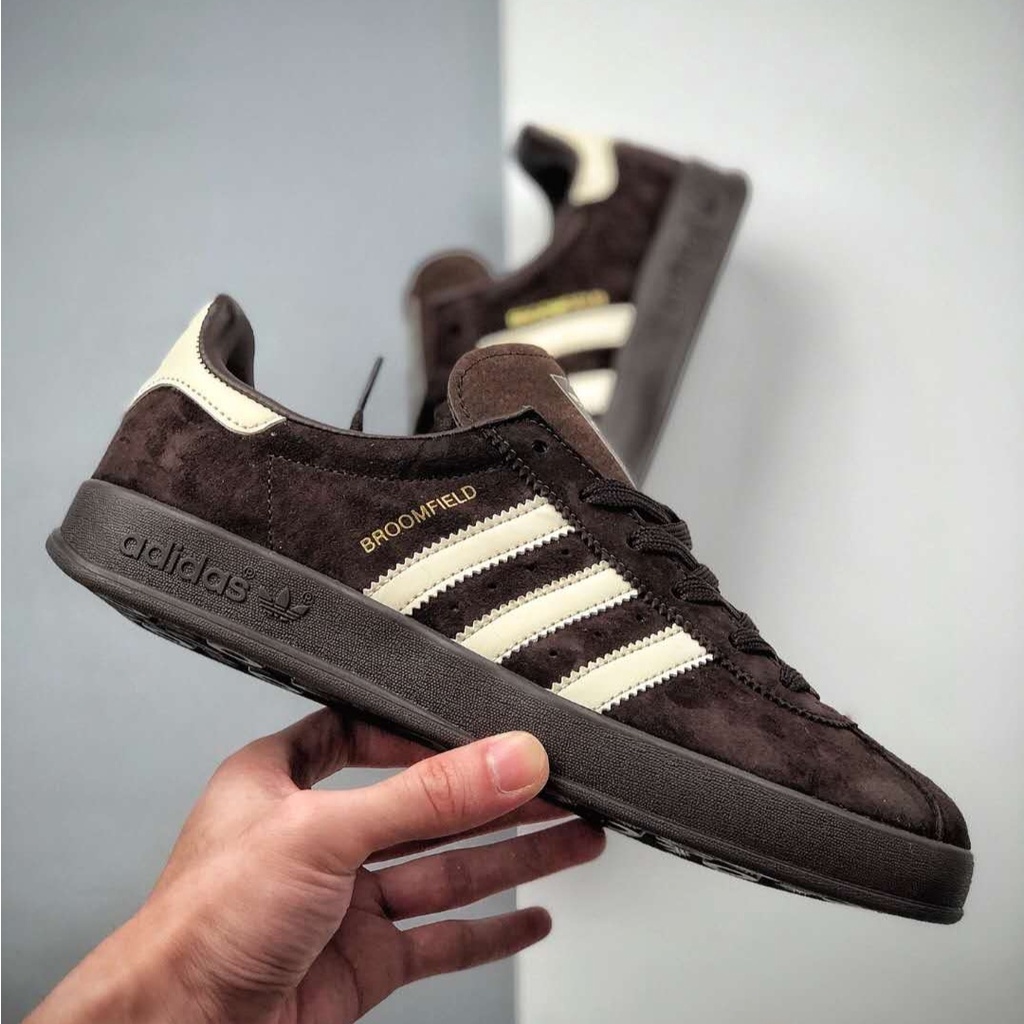 Adidas Broomfield Brown White Originals Men's Casual Shoes Adidas ...
