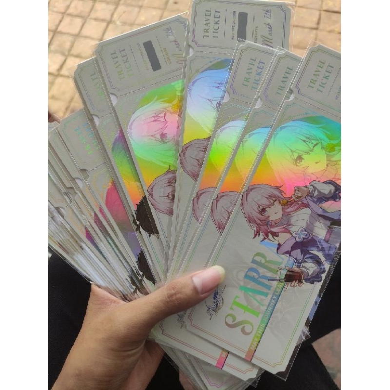 Honkai Star Rail Hologram Ticket Bookmark | Shopee Philippines