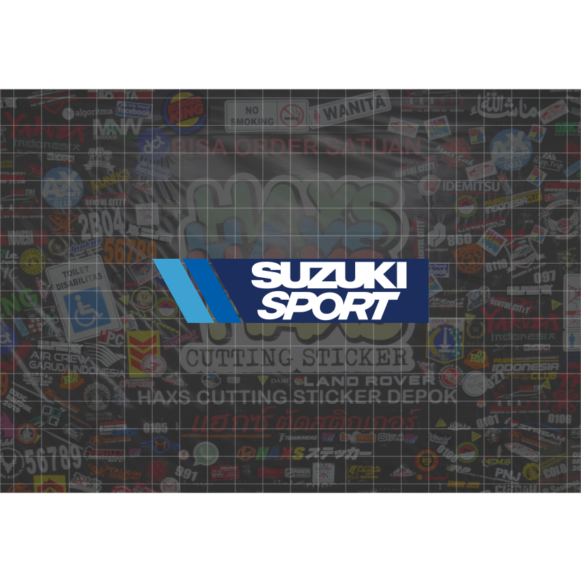 SUZUKI Cutting Sticker 10 Cm V2 SportSUZUKI for Motorcycles and Cars ...