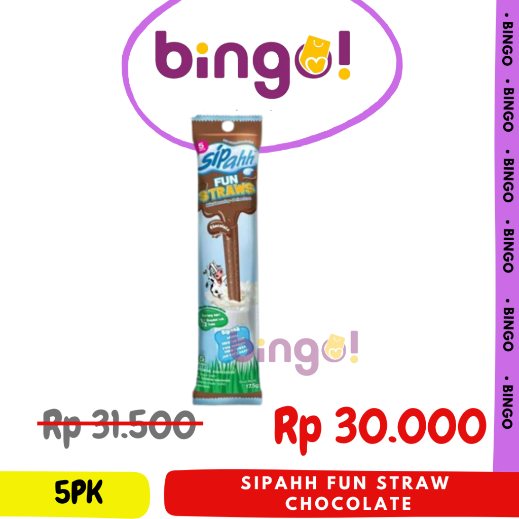 Sipahh Fun Straw Pack 5s Chocolate | Shopee Philippines