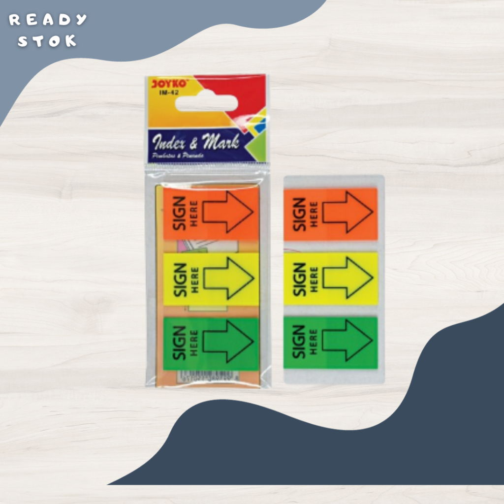 Book Barrier/Memo Stick Paste/Label Sign Here (5Ply)/Index & Memo IM-42 ...