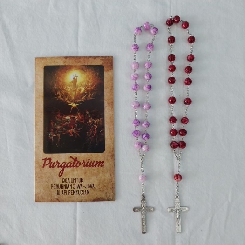 Rosary And Prayer Sheet Package For Souls In A Sanctification Fire ...