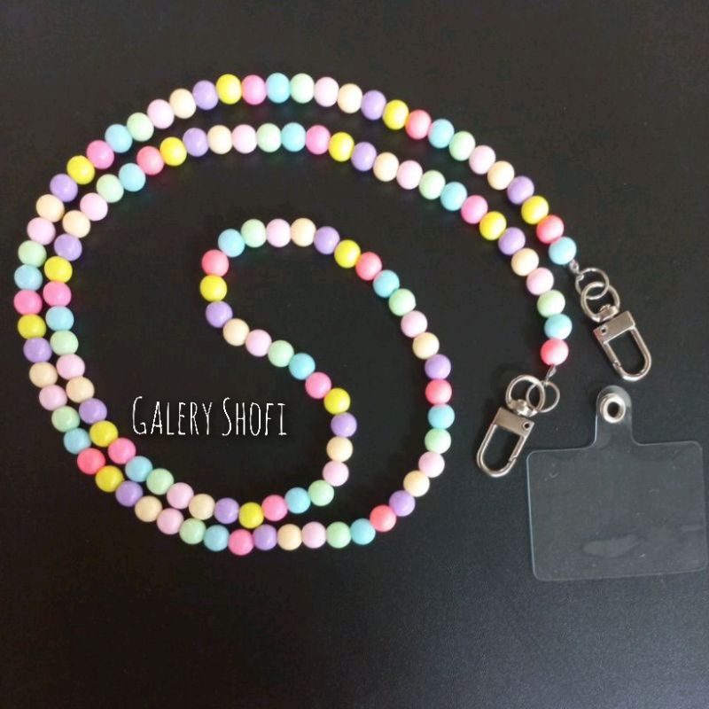 GANTUNGAN Mika Bonus HP Lanyard | Id CARD Lanyard | Hp hanger | Pastel ...
