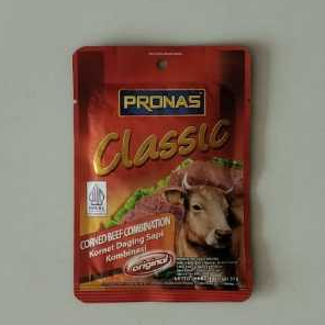 KORNET SACHET PRONAS Classic Combination Beef 50gr Original Halal ...