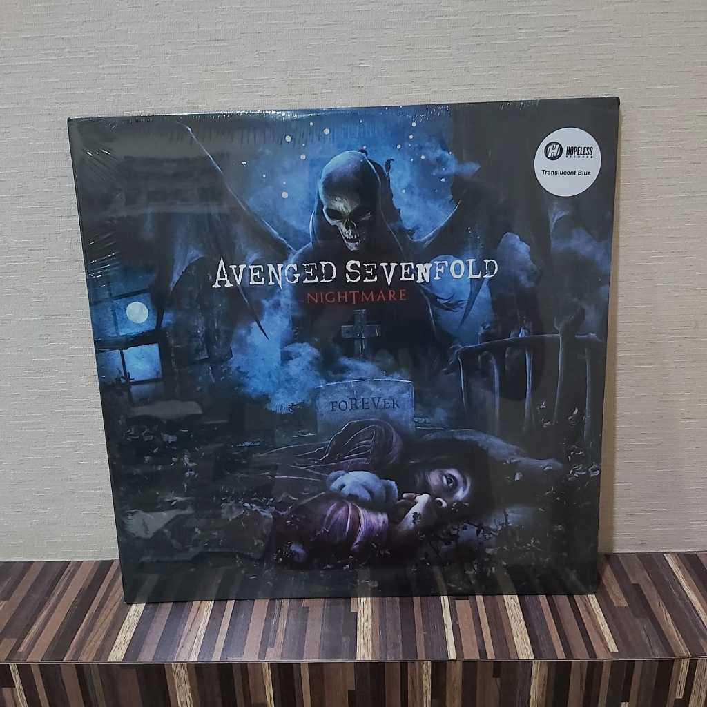 Vinyl LP Avenged Sevenfold - Nightmare (Colored Transparent Blue ...