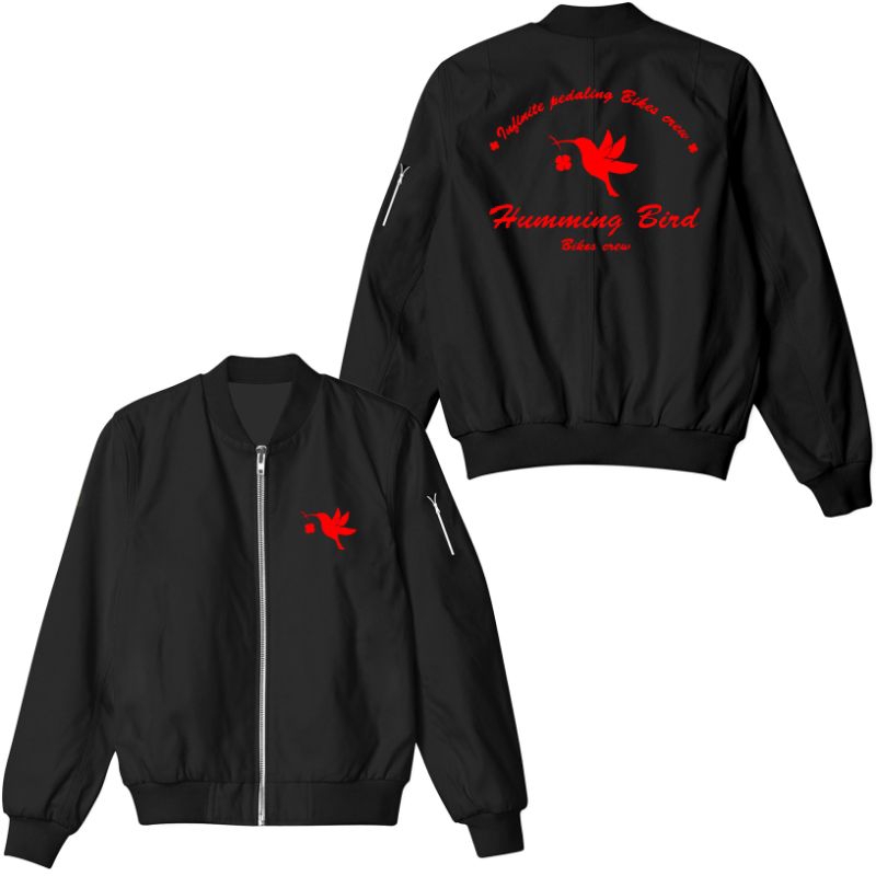 Humming Bird Windbreaker Bomber Jacket | Shopee Philippines