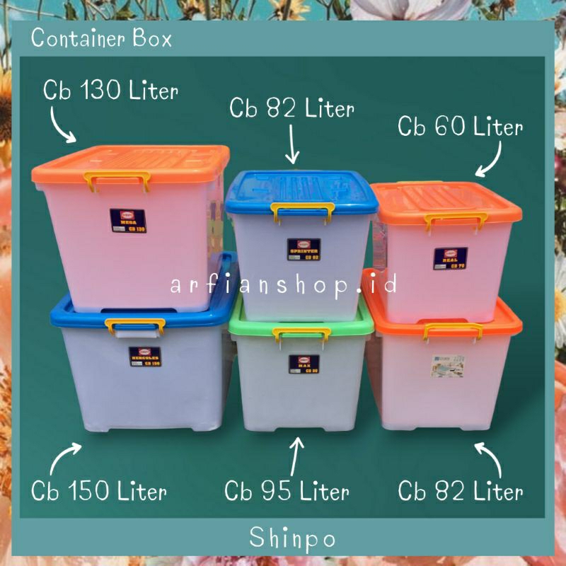Container Box CB 52,60,70,82,95,130,150,195 Liter - Multipurpose ...