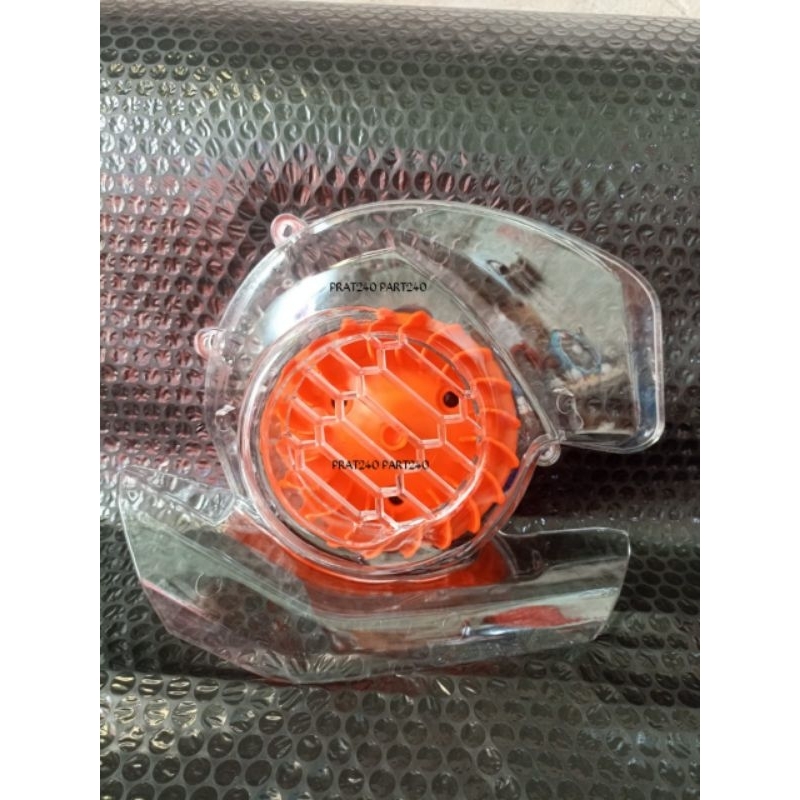 Transparent fan Cover plus color fan for Mio m3 125 Soul GT | Shopee ...