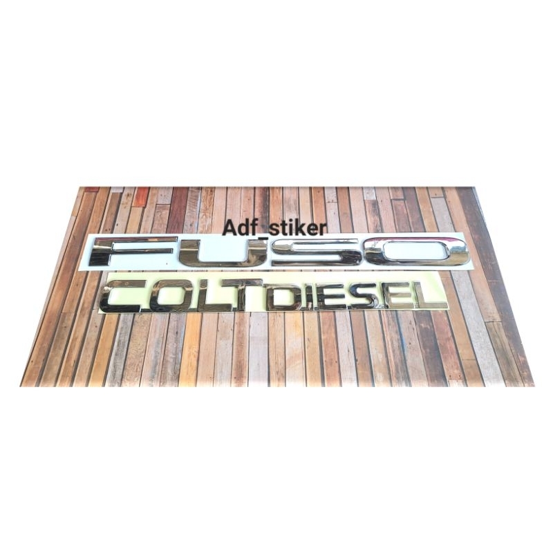 Fuso Colt Diesel Emblem / Fuso canter Logo / Colt Diesel canter Chrome ...