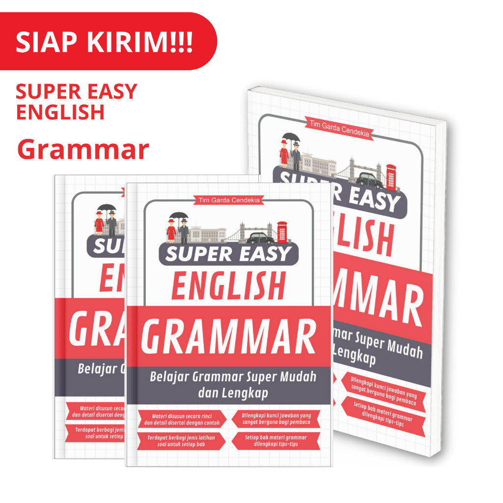 Grammar ENGLISH Book - SUPER EASY ENGLISH GRAMMAR | Shopee Philippines