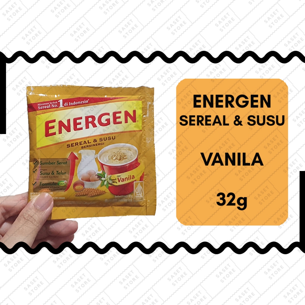 Energen Vanilla 32g Sachet Instant Cereal Milk | Shopee Philippines