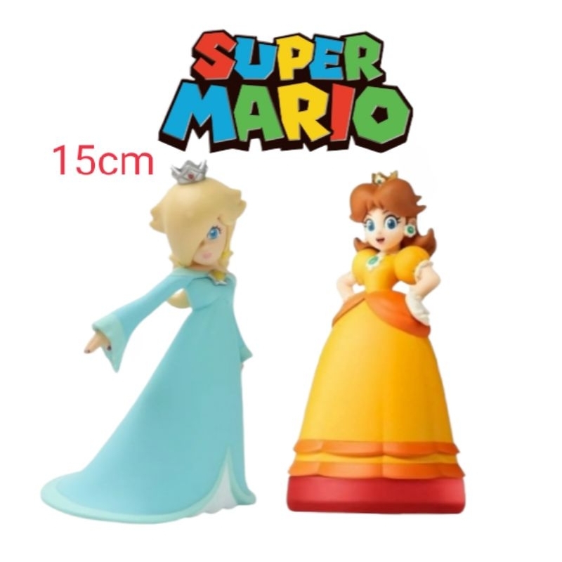 Super Mario Bros Action Figure Mario Princess Daisy Rosalina/ Topper ...